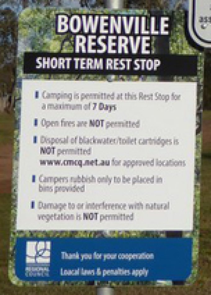 Bowenville Reserve (FC) - Full Range Camping Directory